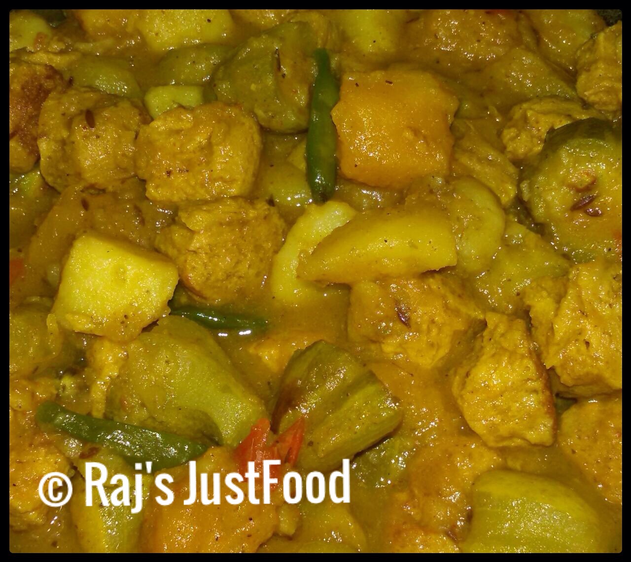 Easy Way To Make Delicious Veg Soya - Raj's JustFood